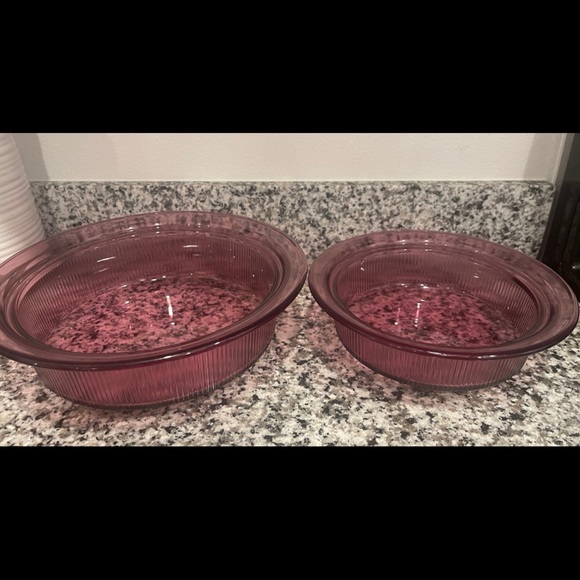 Visions | Kitchen | Vintage Vision Cookware Corningware Cranberry 2pcs ...